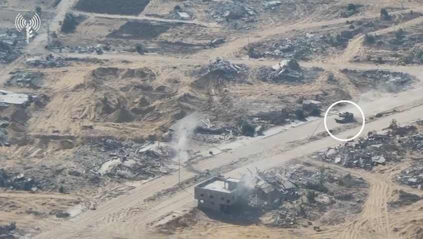 IDF Tank Eliminates Hamas Terrorist in Khan Yunis Showdown