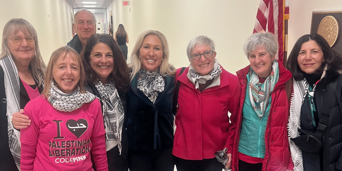 Marjorie Taylor Greene Meets Code Pink: MAGA Backlash