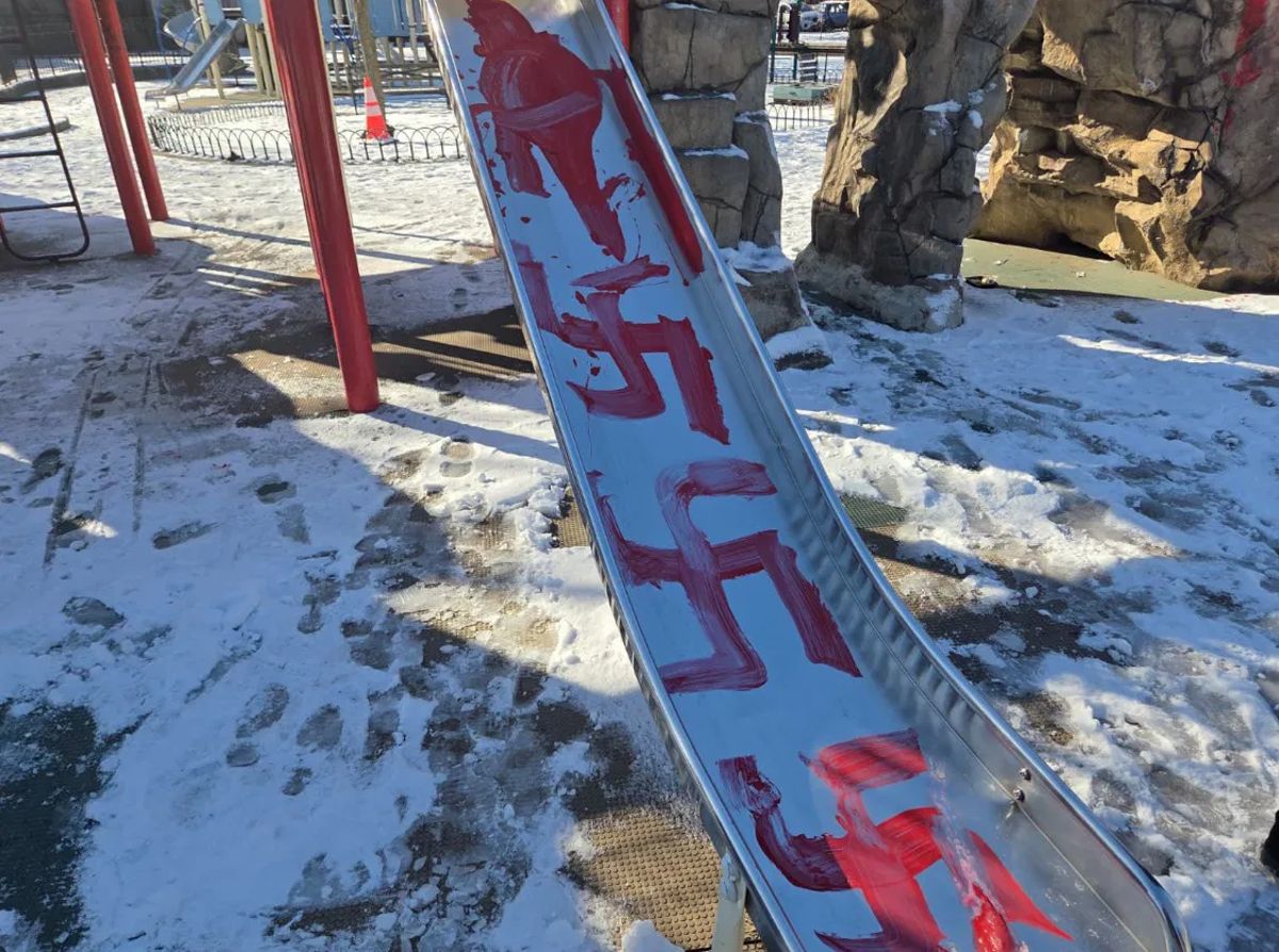 Boro Park Antisemitism: Swastikas Found in Playground