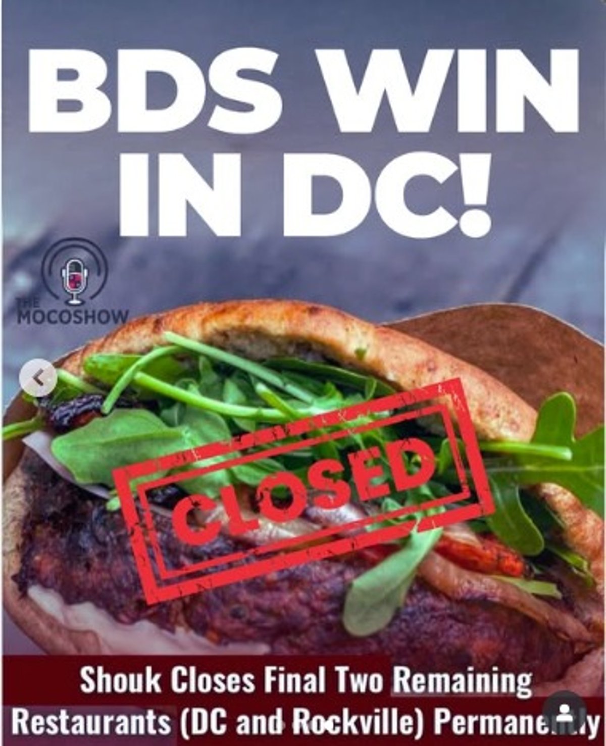 Israeli Restaurant Chain Closes After BDS Boycott in DC Area